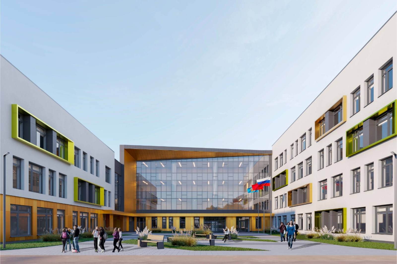 Проект школы на 800 мест в Дмитровском районе по адресу: Дмитровское ...