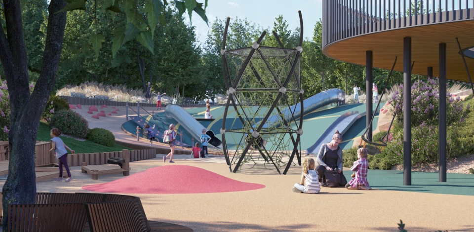 Благоустройство ЖК HIDE в районе Раменки. Рендеры Москомстройинвеста ...